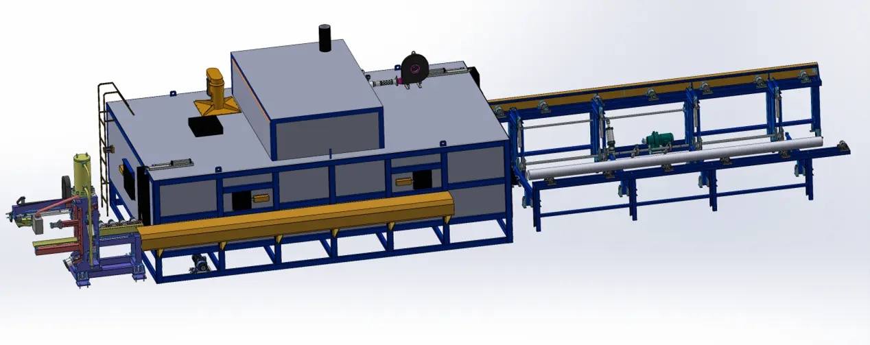 Technical description of fully automatic multi-rod long-rod hot shear ...